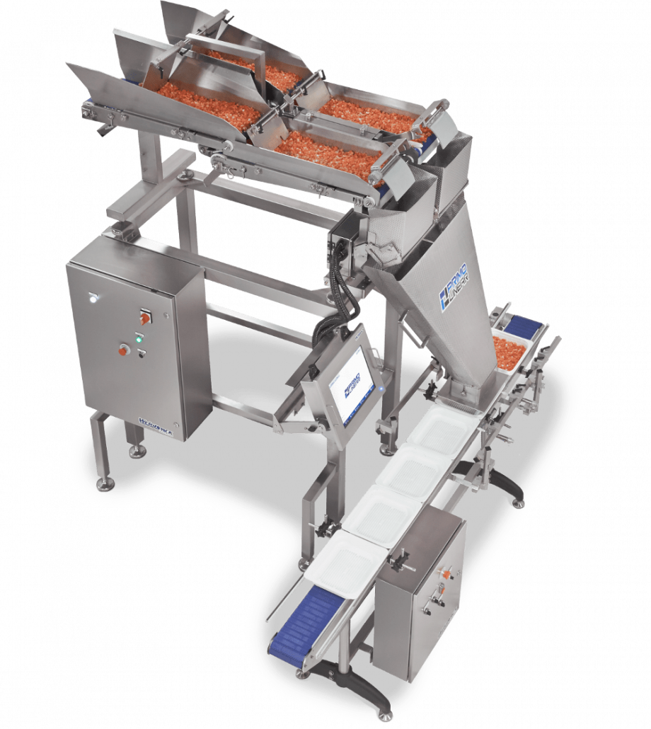 Conveyorized scale for non-free flowing and delicate products – KangDi